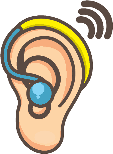Clipart Ear Effective Listening - Clip Art Hearing Aid Png Transparent ...