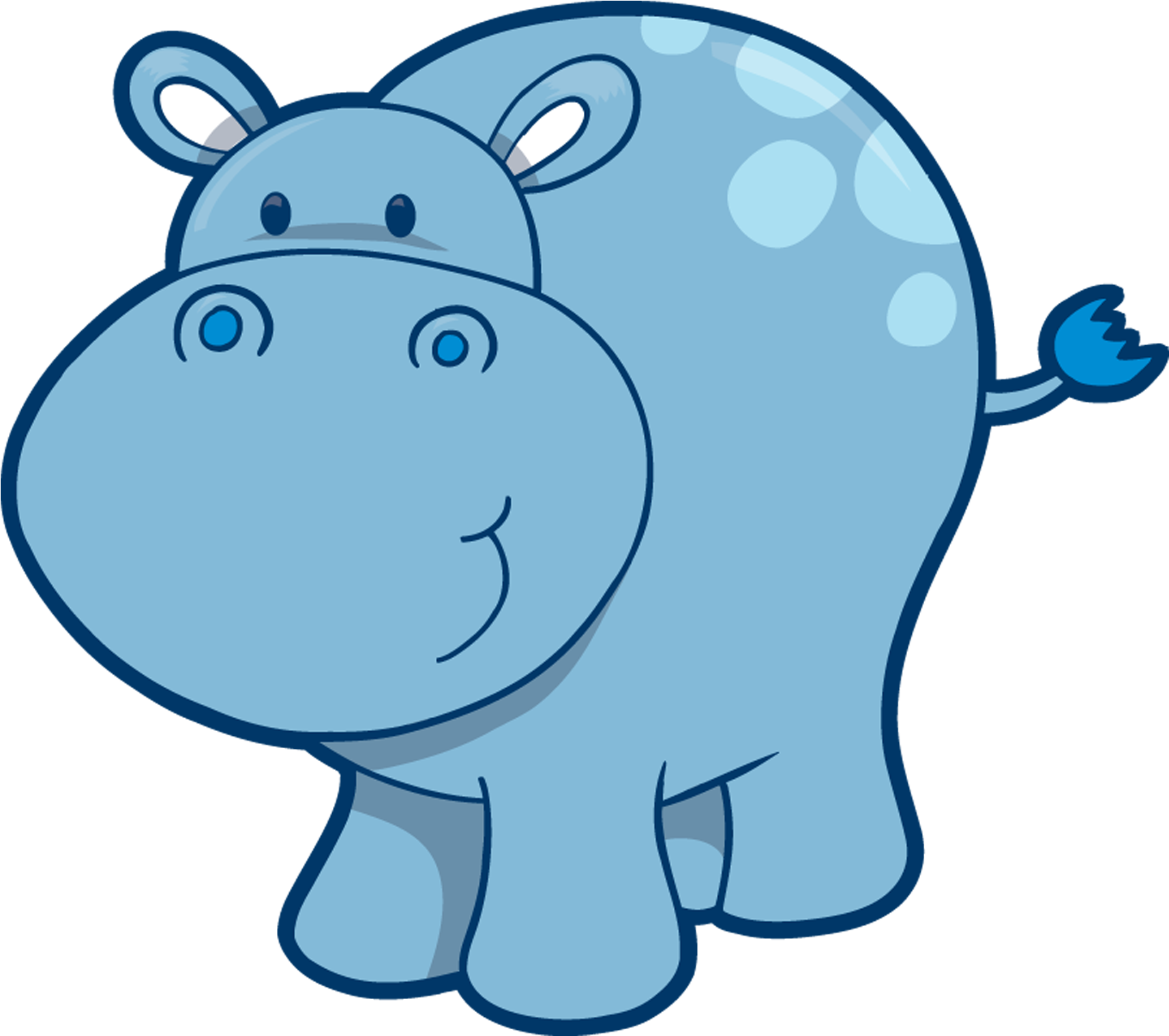 Download Hippopotamus Clipart Hipp - Hippo Clipart - Png Download ...
