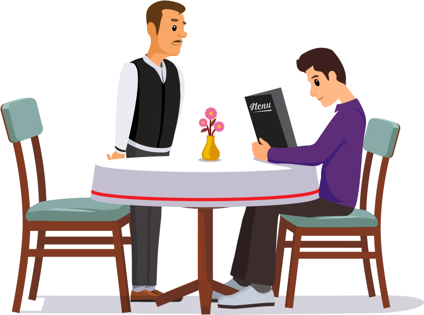 Restaurant Clipart Restaurant Customer - Customer Restaurant Clipart ...