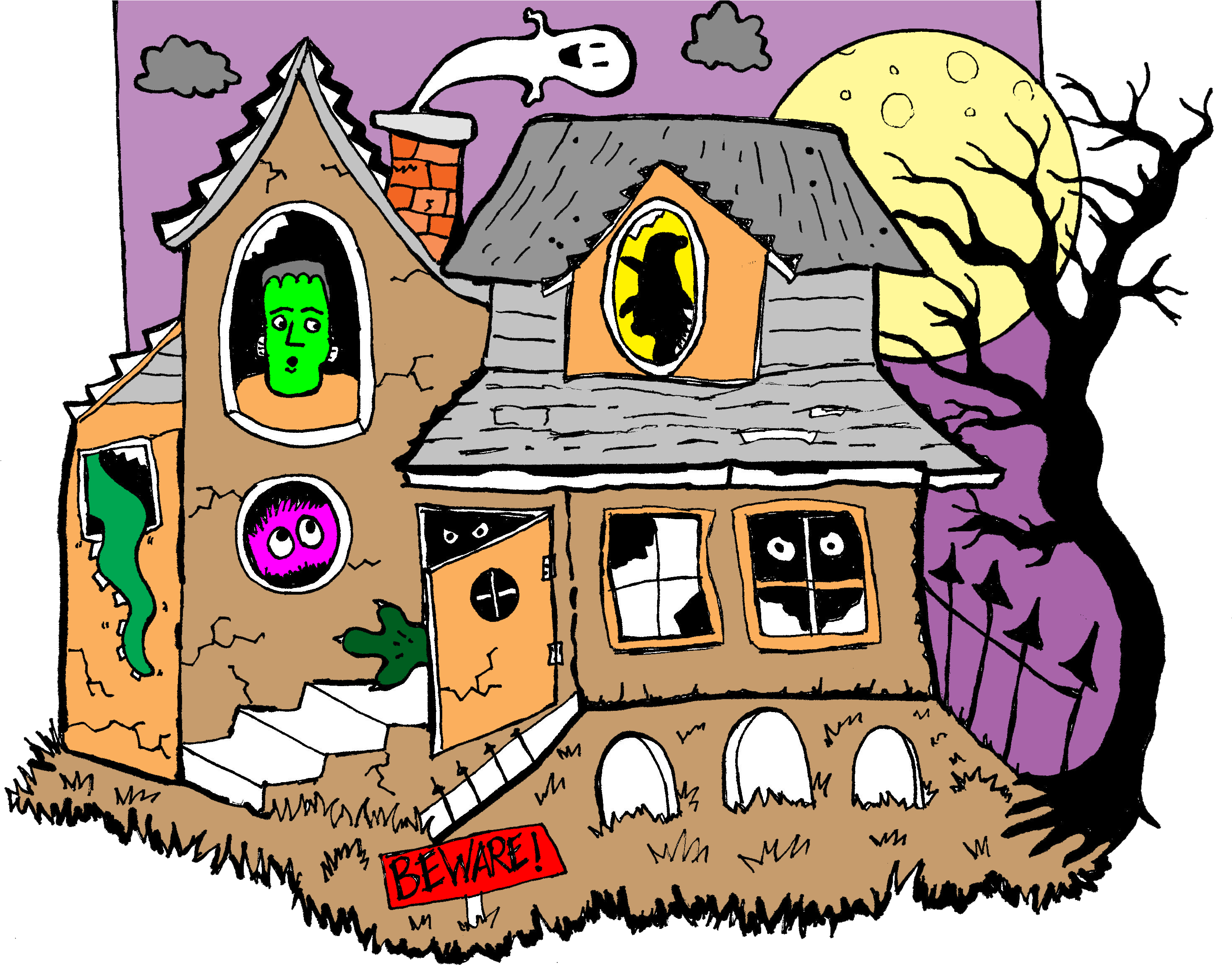 Transparent House Clip Art - Cartoon - Png Download - Full Size Clipart ...