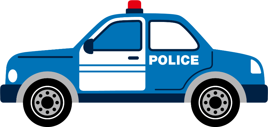 Blue Police Car Clipart - Png Download - Full Size Clipart (#5282468 ...