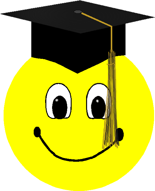 Download Graduation Smiley Face Clip Art - Graduation Cap With Smiley ...
