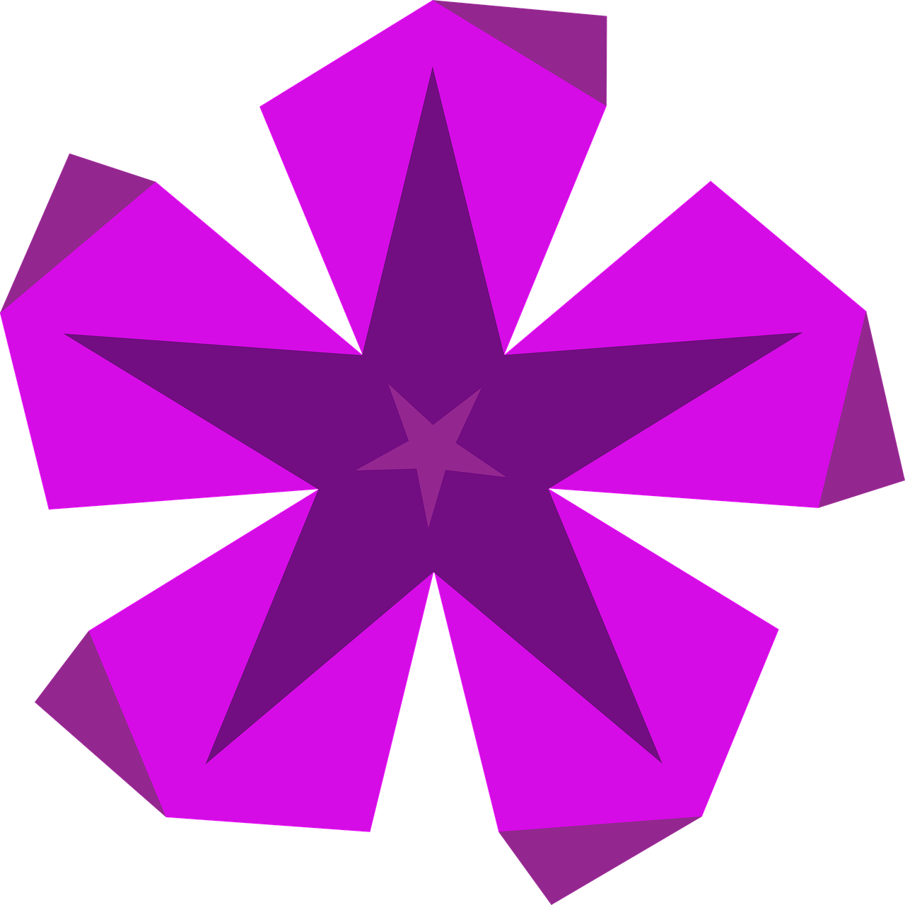 Transparent Purple Stars Clipart - Estrella Morada Png - Full Size ...