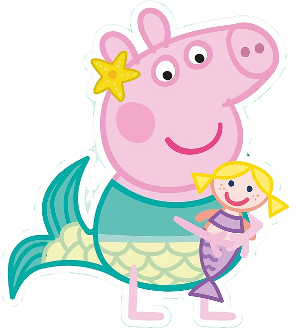 Peppa The Mermaid Clipart - Peppa Pig The Mermaid - Png Download - Full ...