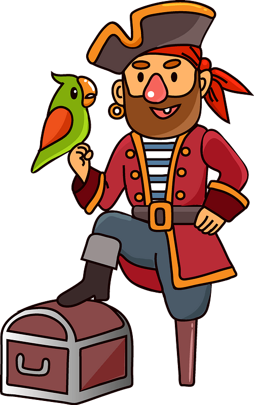 Pirate Clipart - Cartoon - Png Download - Full Size Clipart (#5289633 ...
