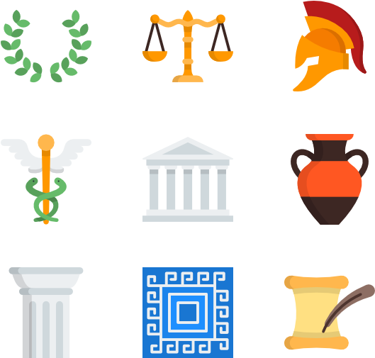 Greece Clipart God Icon - Icons Ancient Greek Png Transparent Png ...