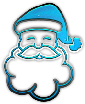 Blue Santa Claus Clipart - Png Download - Full Size Clipart (#5290743 ...