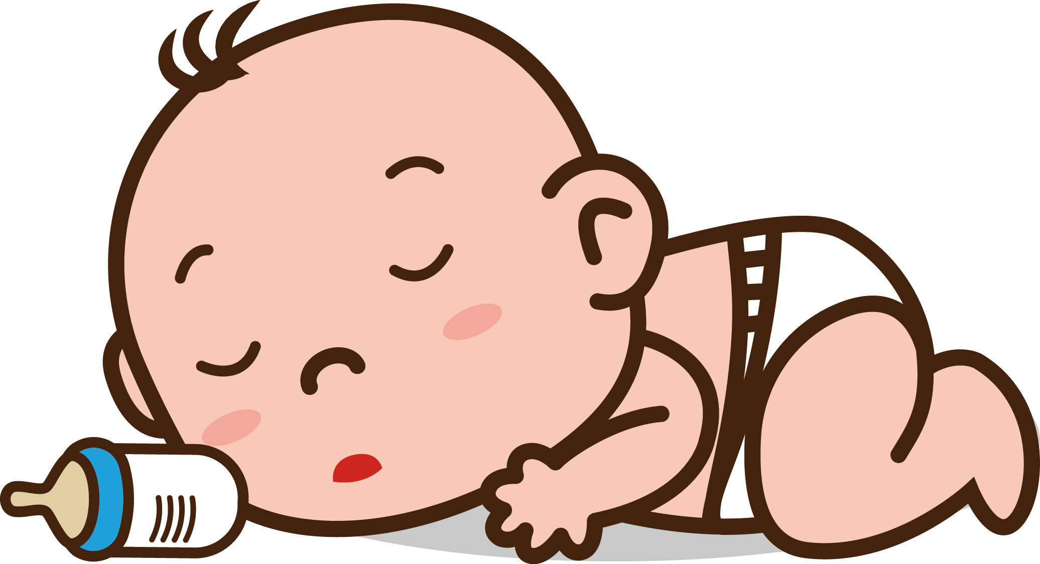 Baby Tummy Infant Baby Colic Sleep Crying - Cartoon Sleeping Baby Png ...