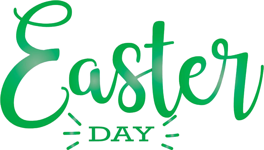 Happy Easter Logo Png Transparent Picture - Calligraphy Clipart - Full ...