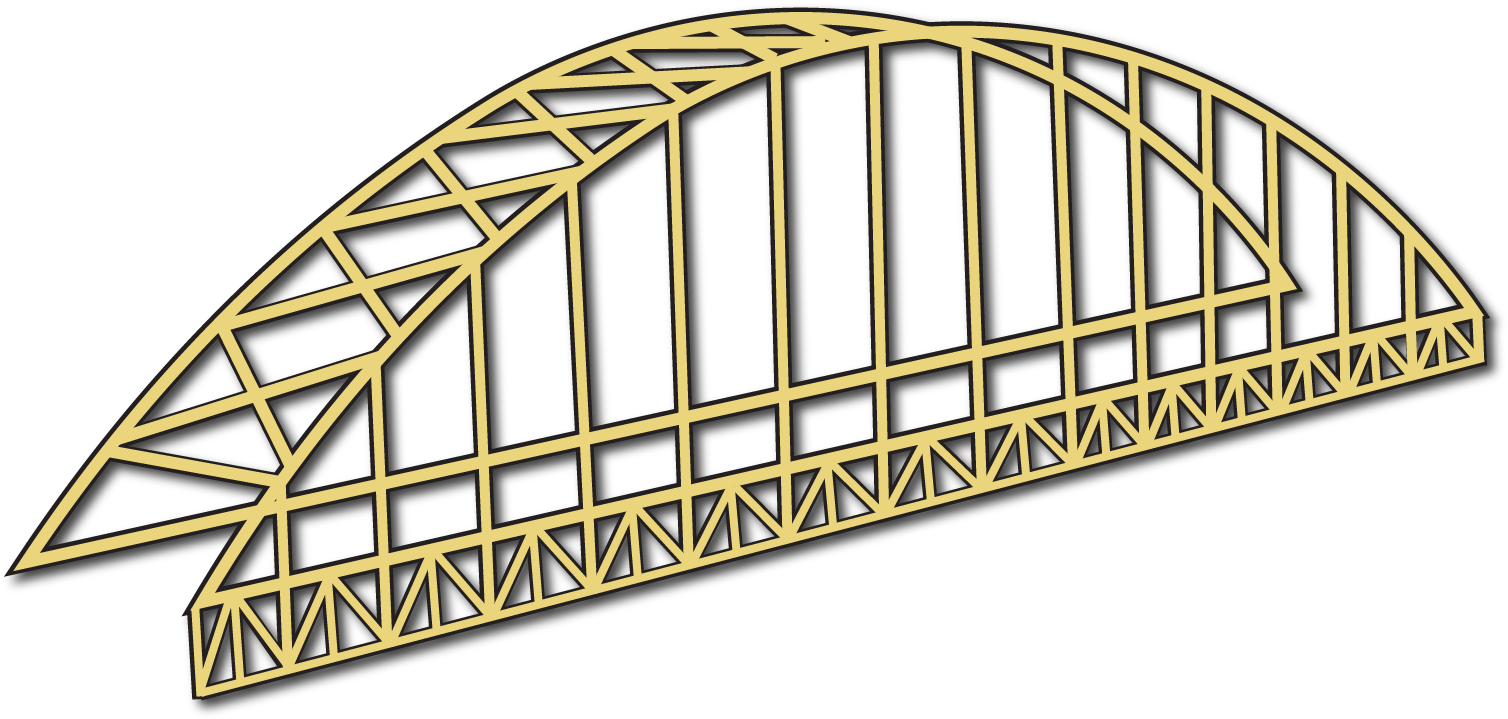 Download Pittsburgh Bridge Png - Yellow Bridge Clip Art Transparent Png ...
