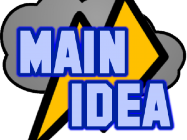 Download Idea Clipart Main Idea - Png Download (#5296339) - PinClipart