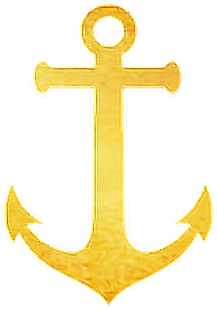 Anchor Clipart Gold Glitter - Gold Anchor Png Transparent Png - Full ...