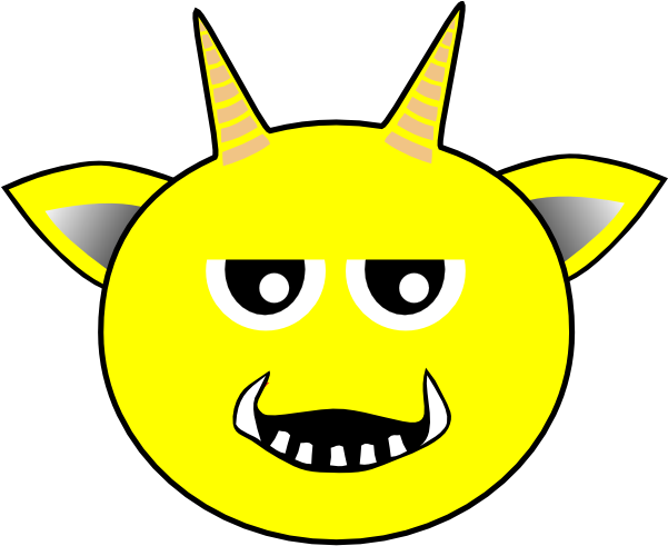 Yellow Demon Clipart - Full Size Clipart (#5300822) - PinClipart