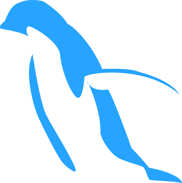 Blue Penguin Vector Clipart - Full Size Clipart (#5301591) - PinClipart