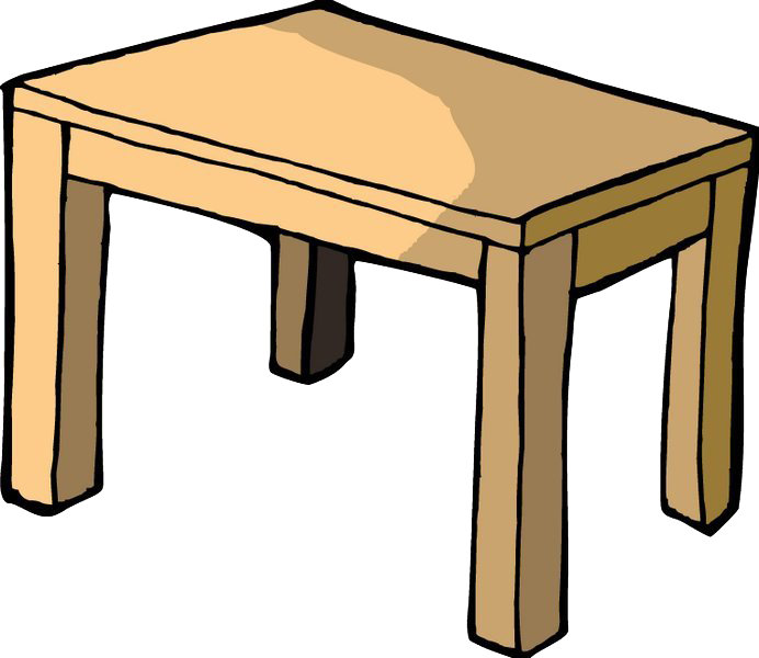 Download Clipart Table Square Table - Cartoon Table Png Transparent Png ...