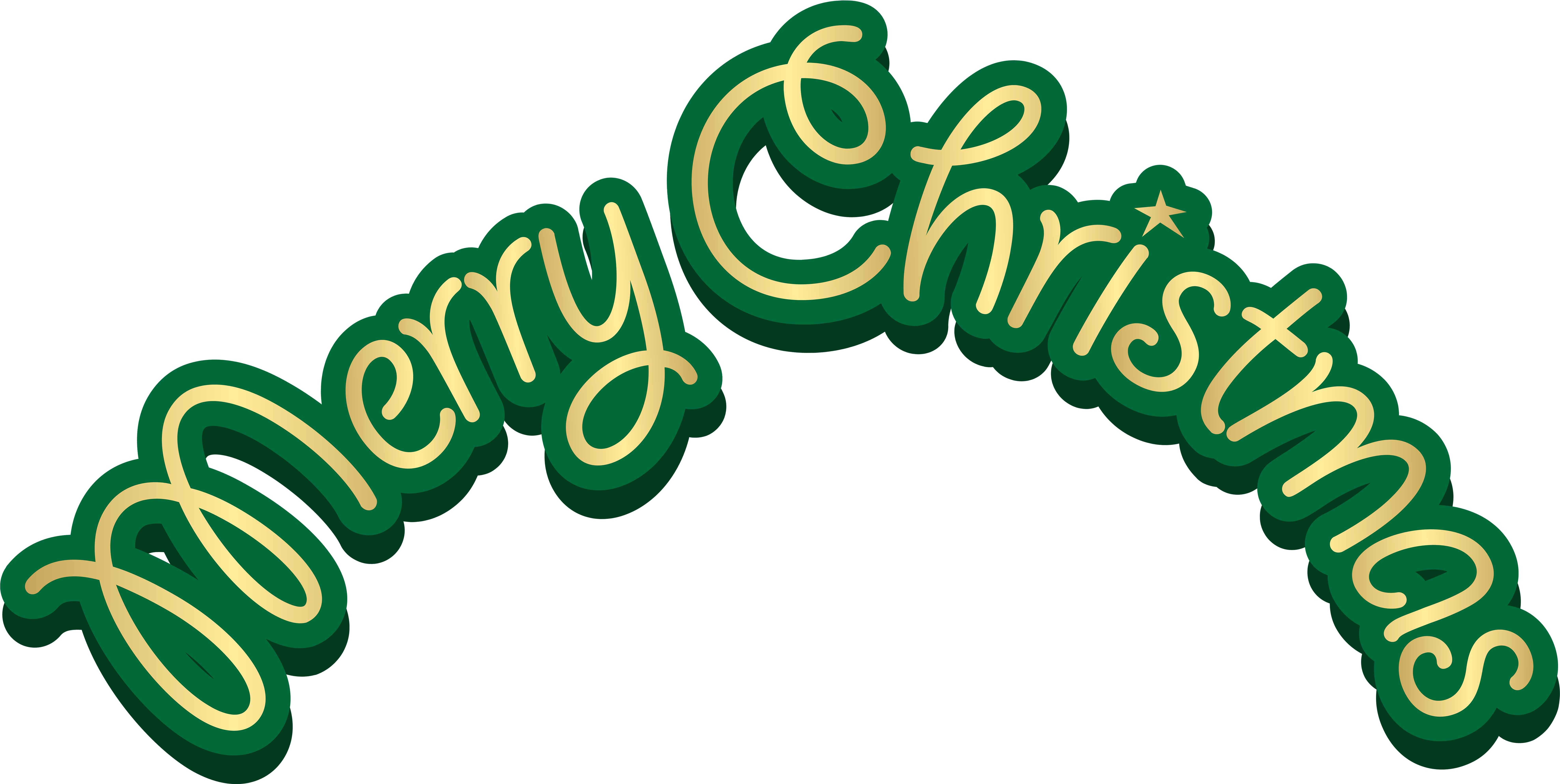 Merry Christmas Deco Text Green Png Clipart - Merry Christmas Green Png ...