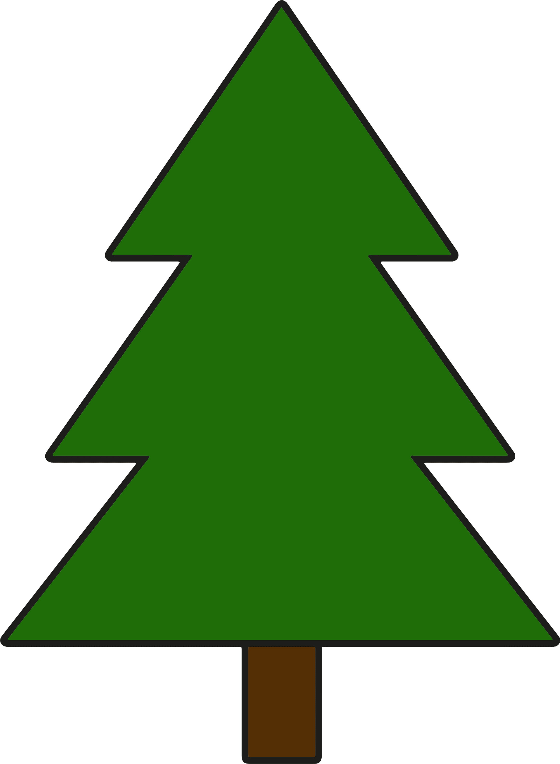 Simple Pine Tree Clipart , Png Download - Simple Pine Tree Clip Art ...