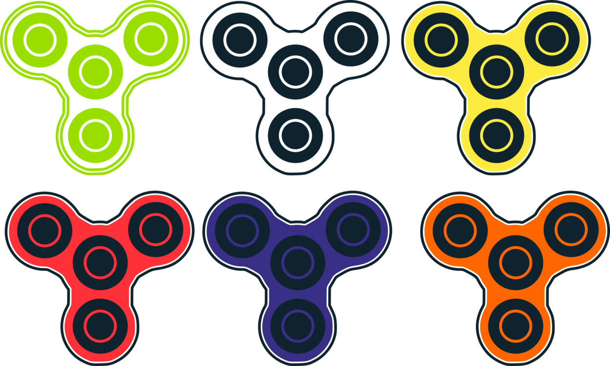 Fidget Spinner Clipart - Clip Art Fidget Spinner - Png Download - Full ...
