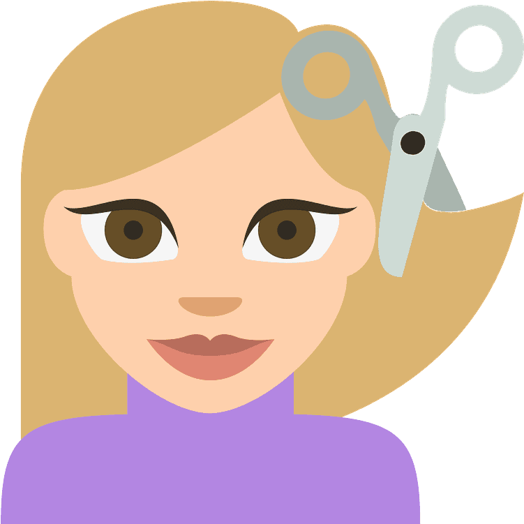 Person Getting Haircut Emoji Clipart - Hair Cut Emoji Png Transparent ...