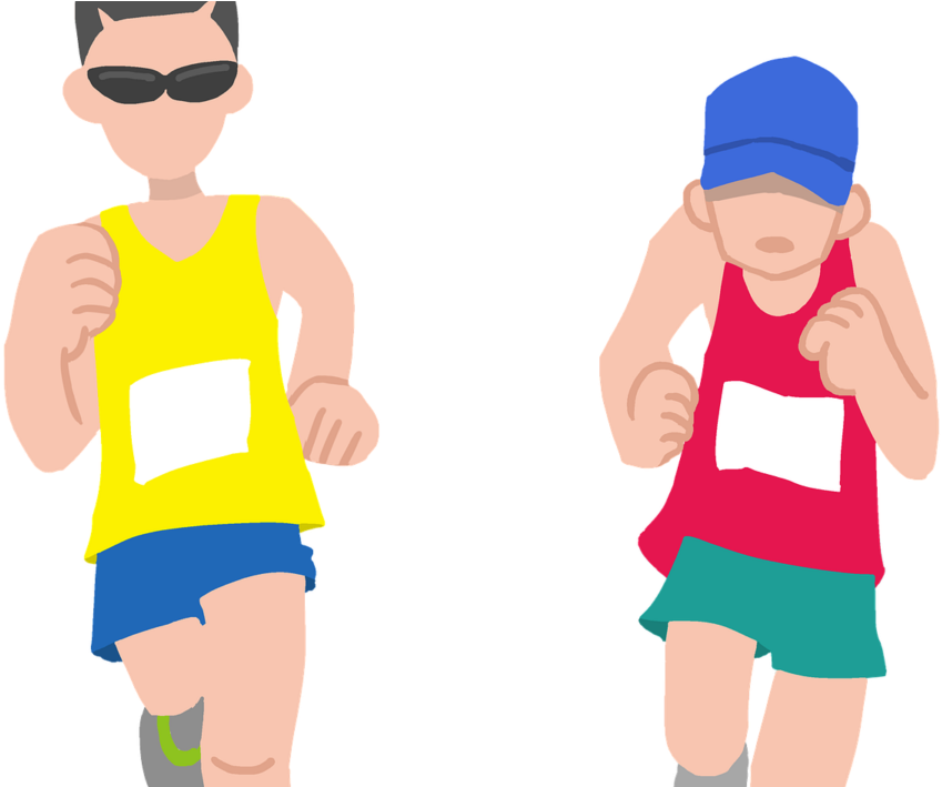 Cartoon Running A Race Clipart - Full Size Clipart (#5307735) - PinClipart