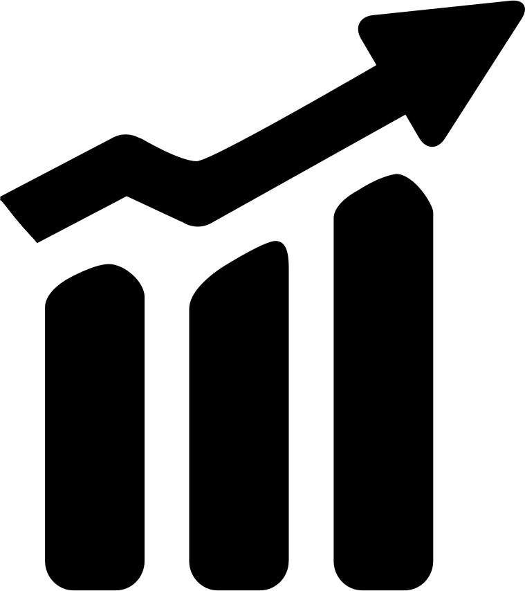 Transparent Upward Trend Icon Clipart - Full Size Clipart (#5309247 ...