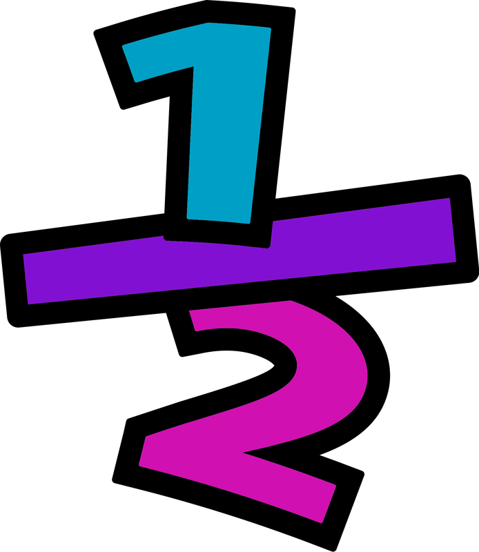 Transparent Fun Facts Clipart - Transparent Fractions Clipart - Png ...