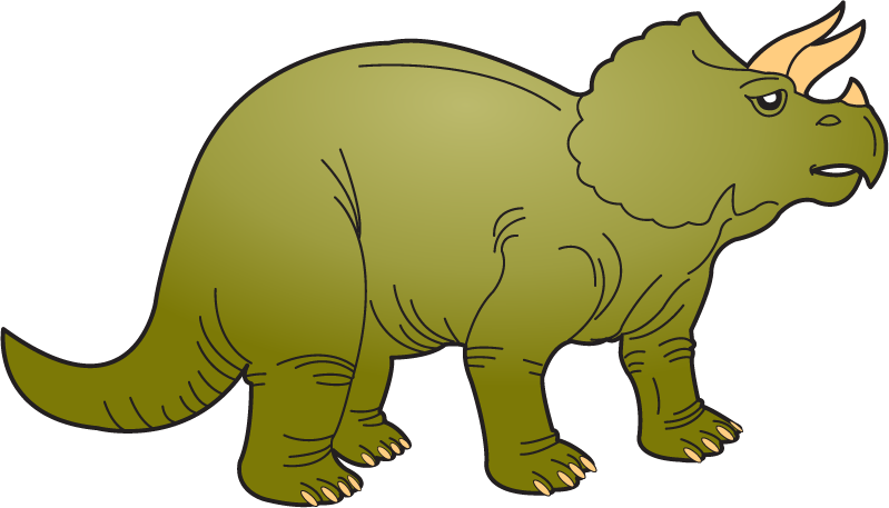 Fossil Clipart Transparent - Triceratops Dinosaur T Rex Clipart - Png ...
