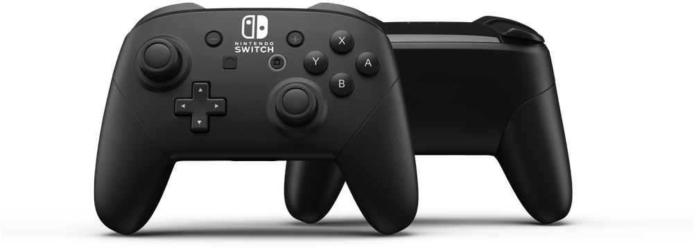 Nintendo Switch Pro Controller - Game Controller Clipart - Full Size ...