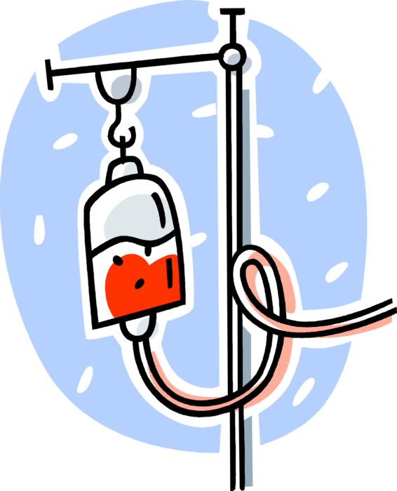 Vector Illustration Of Medical Intravenous Therapy - Intravenous ...