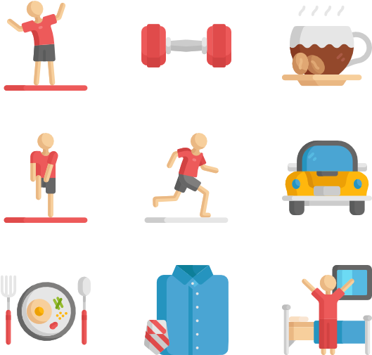 Download Icons Free Vector Routine - Morning Routine Clipart Png ...