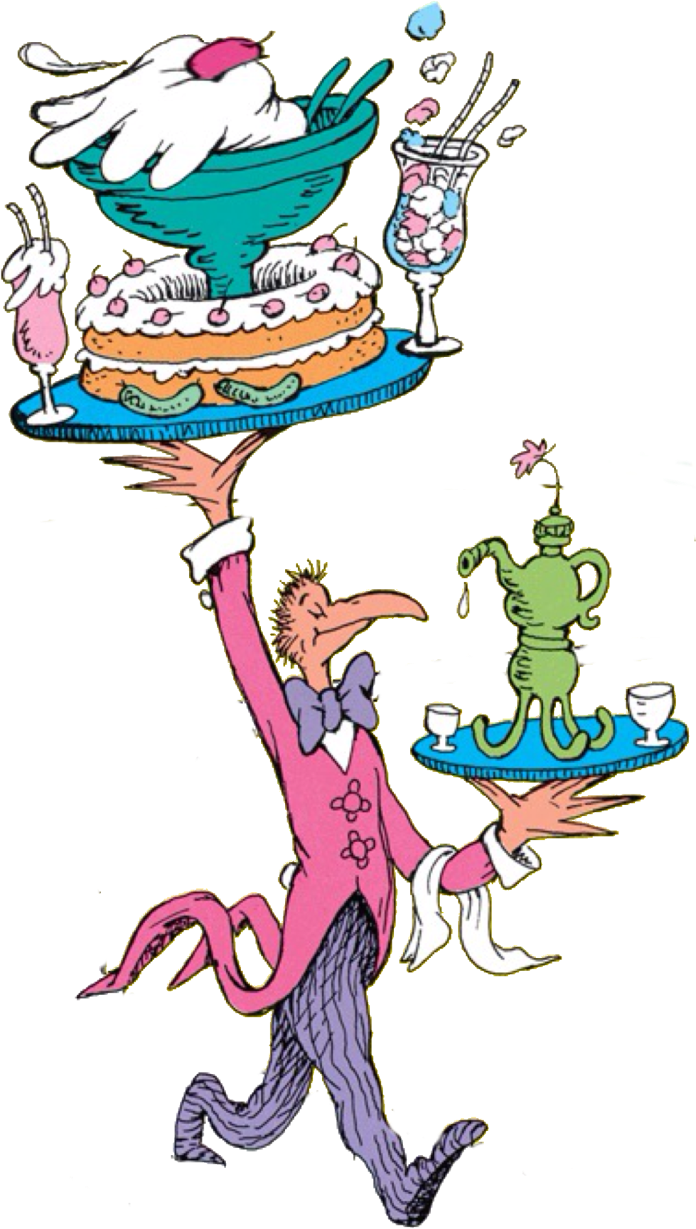 Dr Seuss Oh The Thinks You Can Think Characters Clipart - Full Size ...