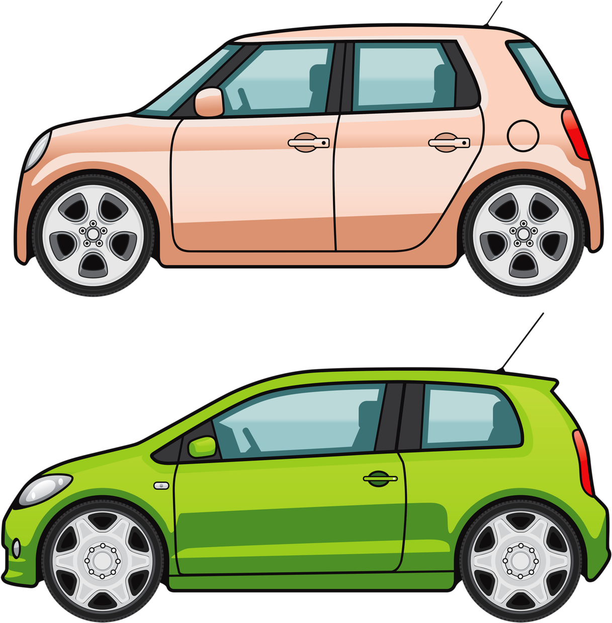 Two Cars Clipart - Png Download - Full Size Clipart (#5315306) - PinClipart