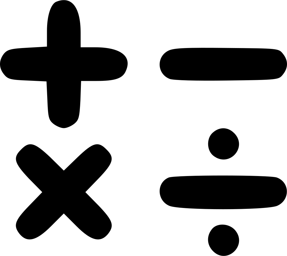 Png File Svg Addition Subtraction Multiplication And Division Sign