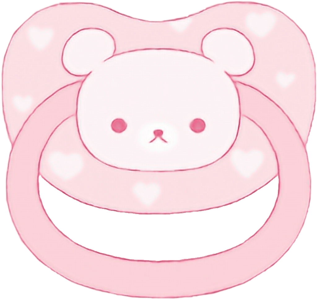 Download #paci #pacifier #pink #bear #cute #cglre #ageregression ...