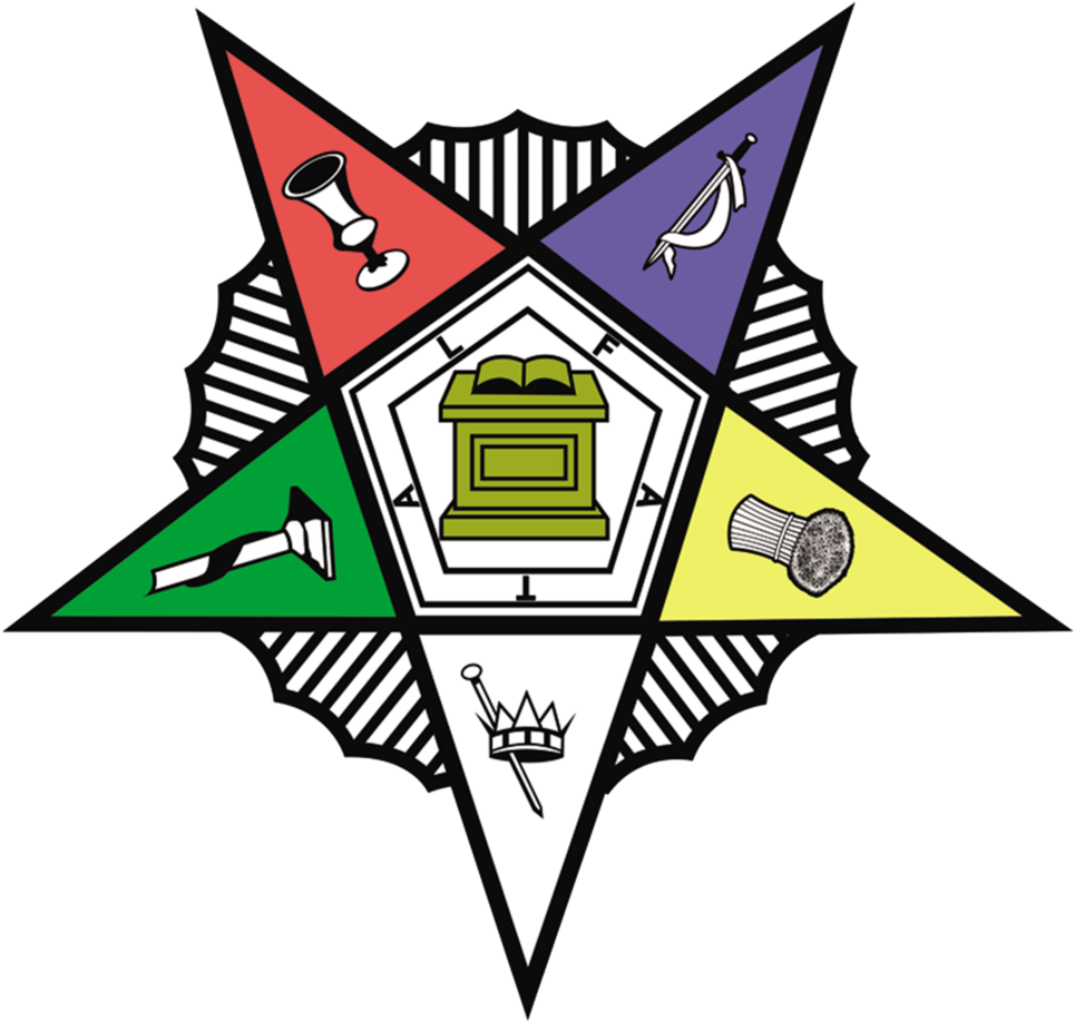 Transparent Order Of The Eastern Star Clip Art - Eastern Star Emblem ...