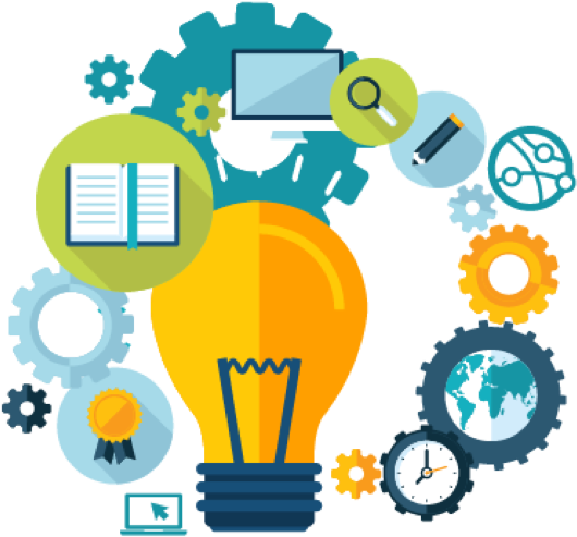 Web Development Education Flat Design Responsive Web - Transparent ...