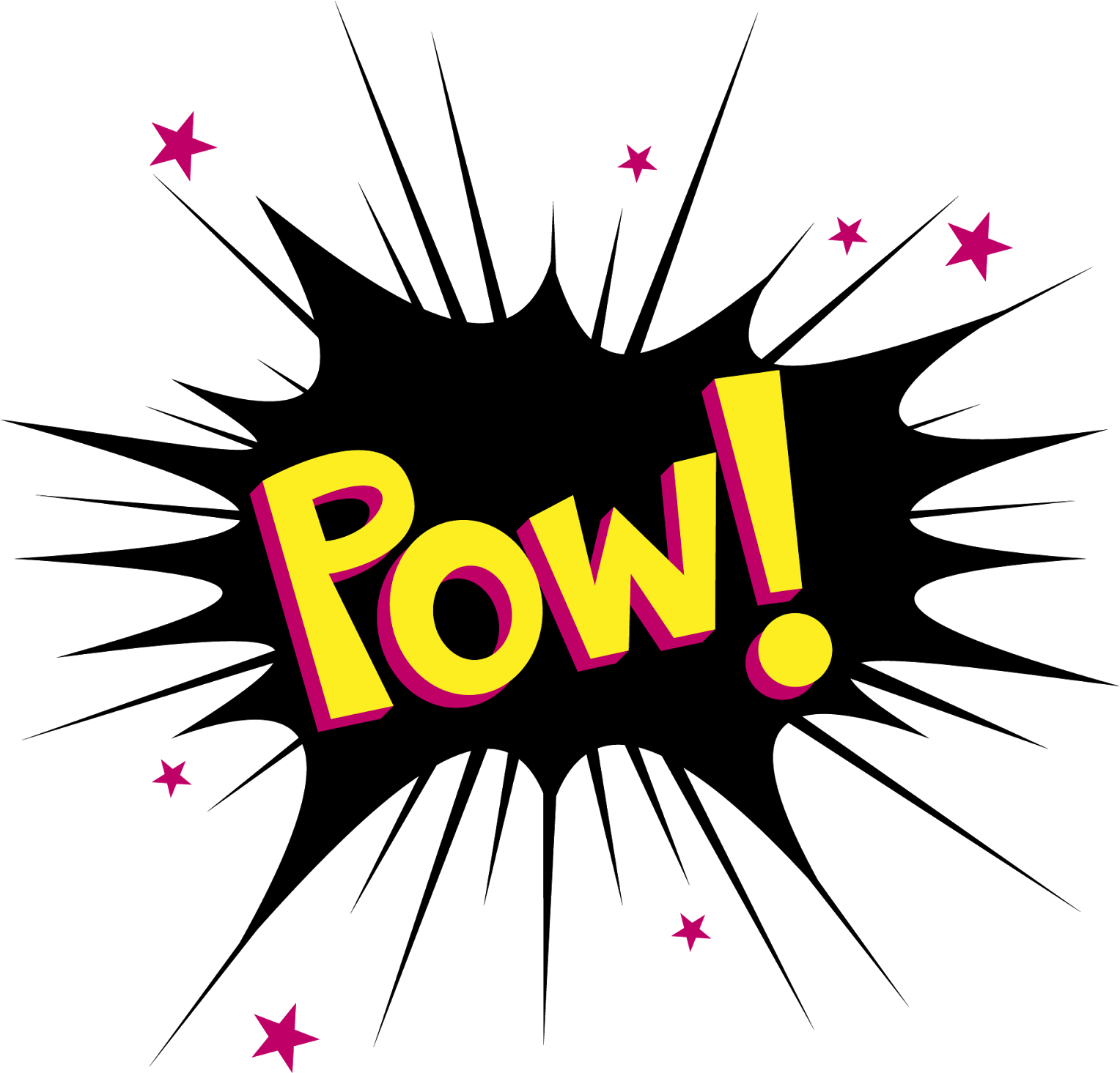 Pow Png Superhero - Clip Art Transparent Png - Full Size Clipart ...