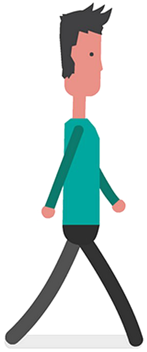 Download Walk - Cartoon Clipart (#5322442) - PinClipart
