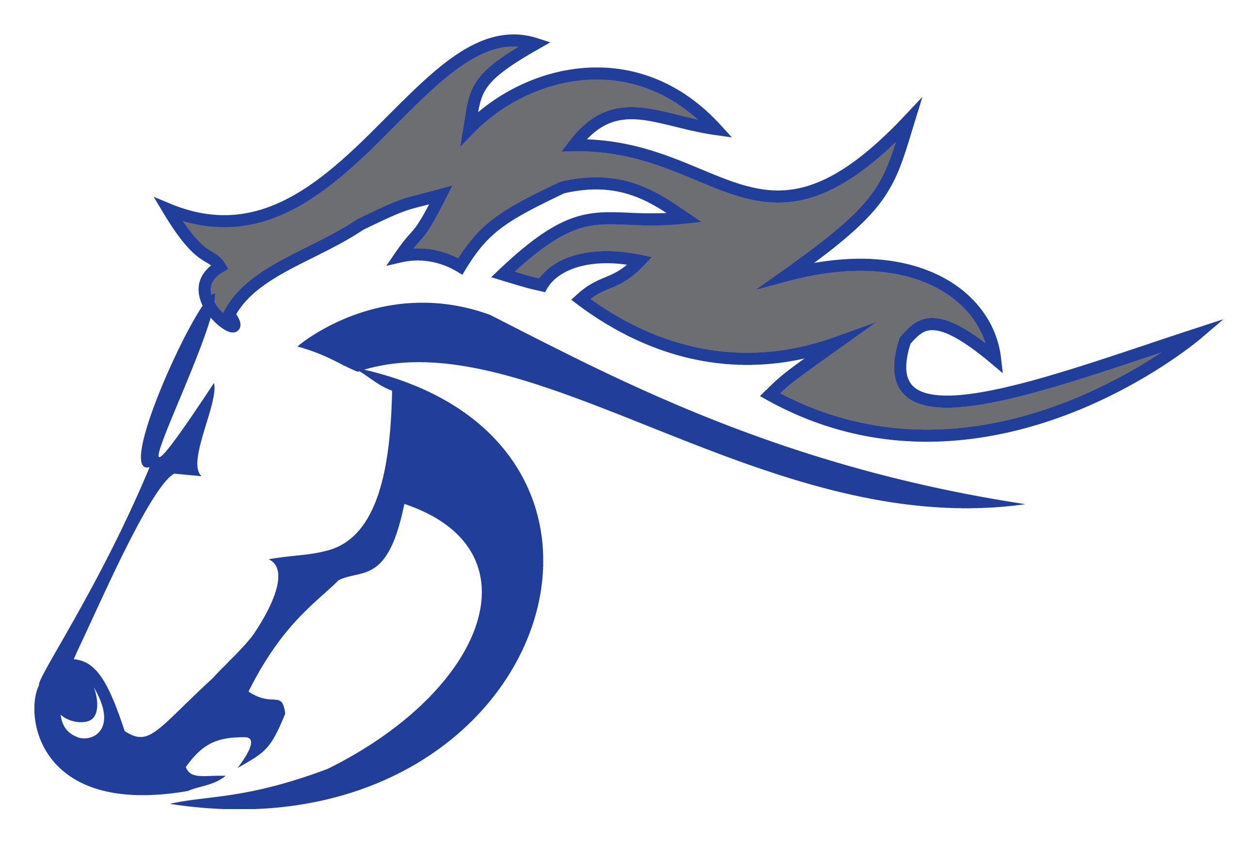 Transparent Mustang Clipart - Mountain House High School Logo - Png ...