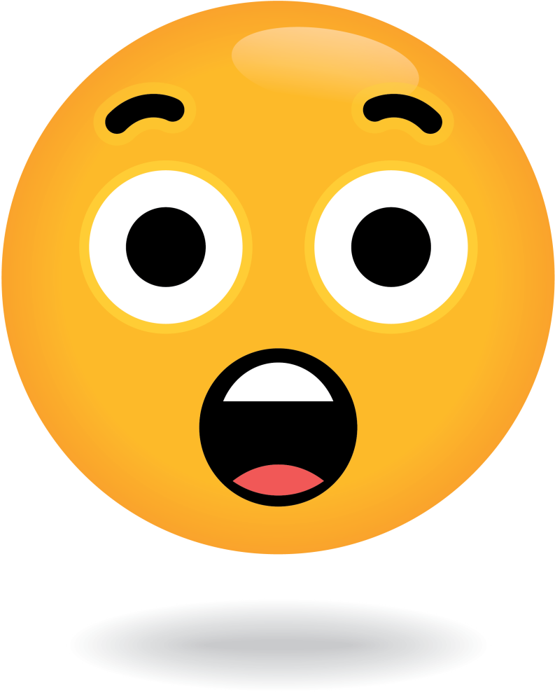 Example Scared Face Emoji Image Cowboy