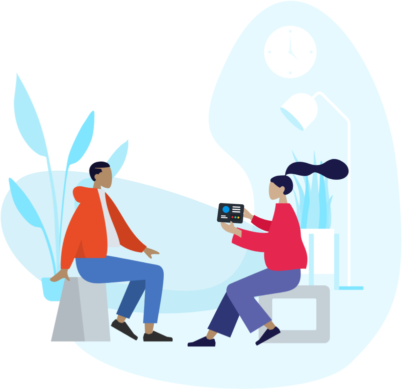 One To One Illustration With Ipad Tablet Clipart - Full Size Clipart ...