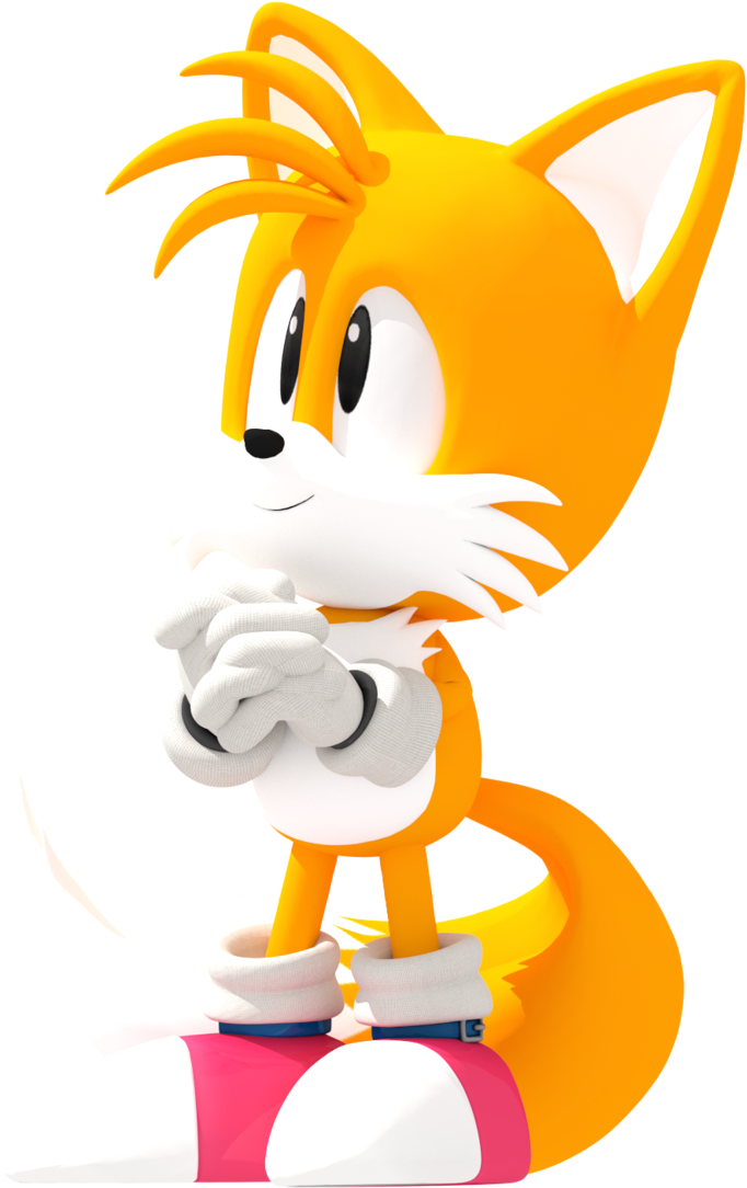 Cute Classic Tails Render By Matiprower - Tails The Fox Cute Clipart ...