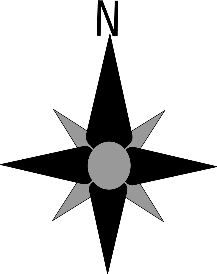 Transparent Background North Arrow Png Clipart - Full Size Clipart ...