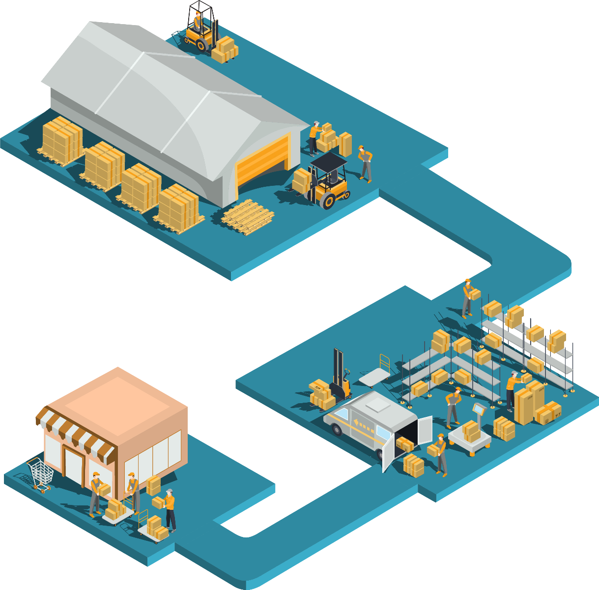 Download Warehouse Delivery To Store Clipart (#5334787) - PinClipart