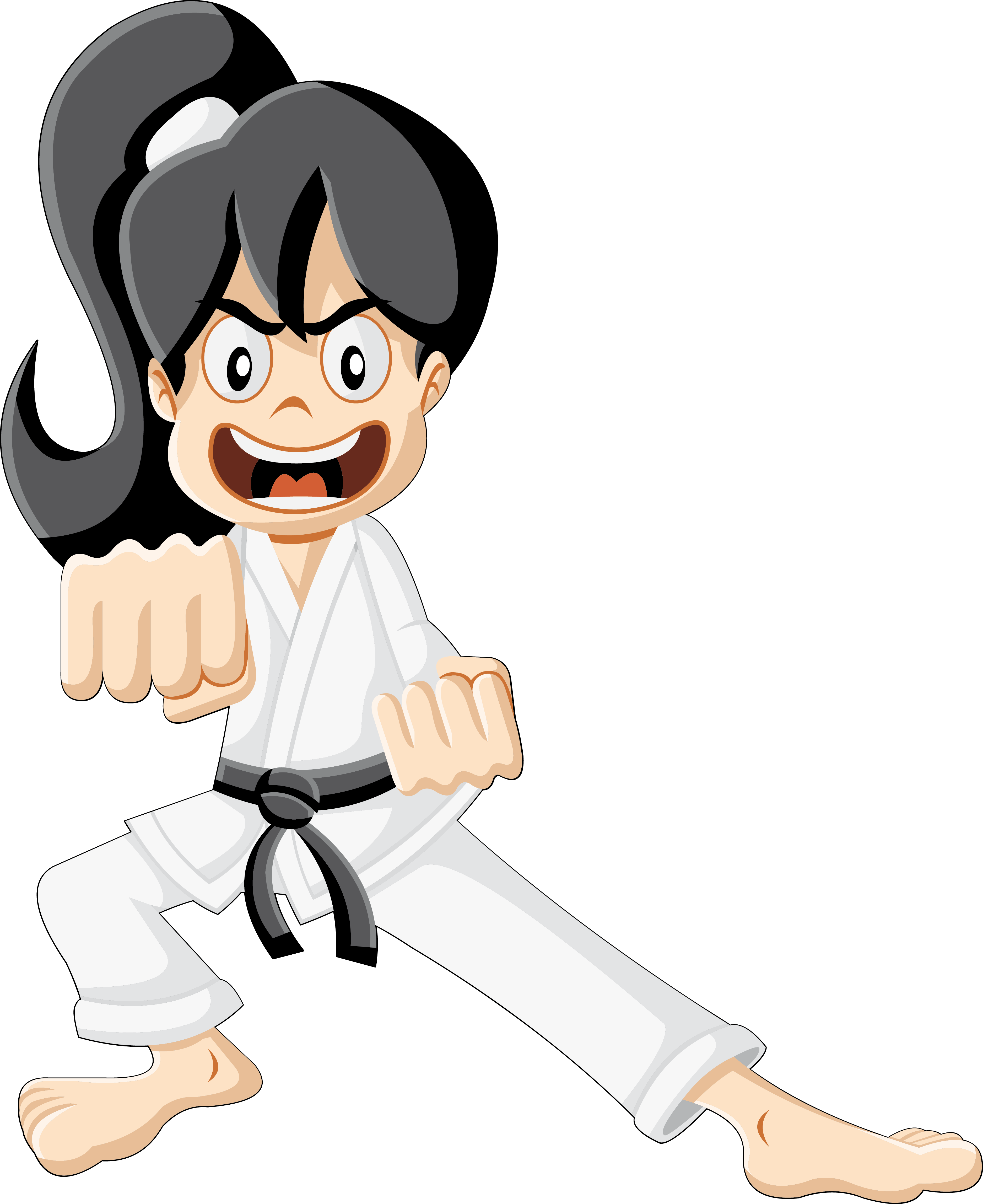 Clip Art The Martial Arts Cartoon - Karate Cartoon - Png Download ...