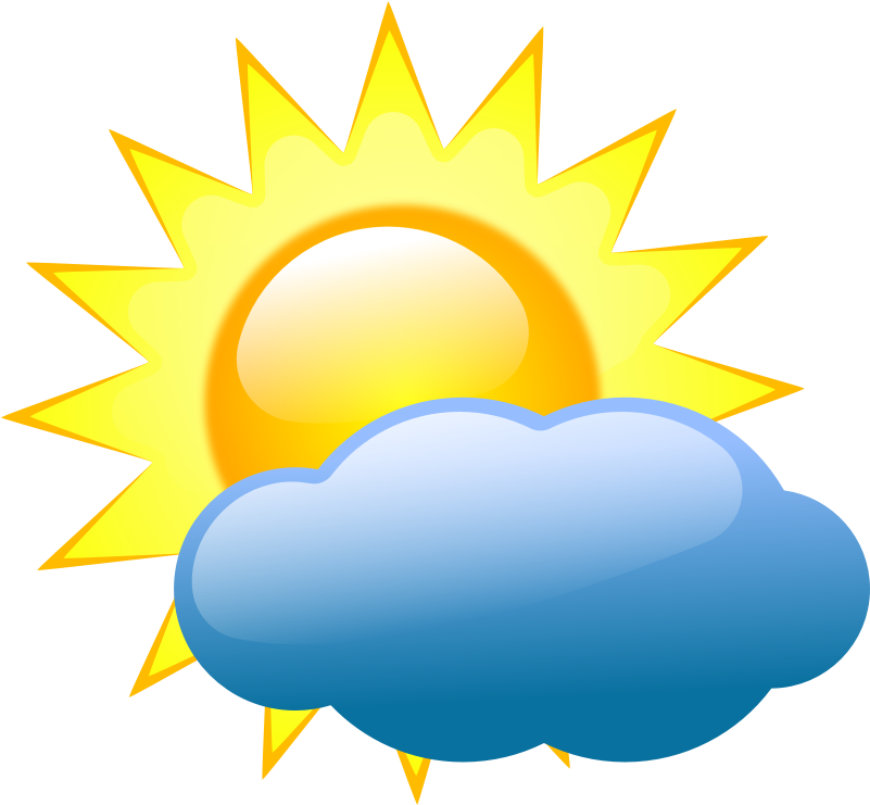 Download Weather Symbols - Transparent Partly Cloudy Clipart - Png ...