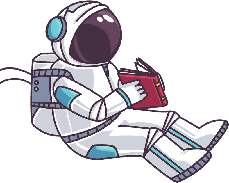 Space Man Png - Transparent Astronaut Cartoon Png Clipart - Full Size ...