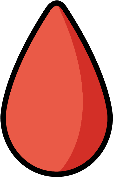 Drop Of Blood Emoji Clipart - Png Download - Full Size Clipart ...