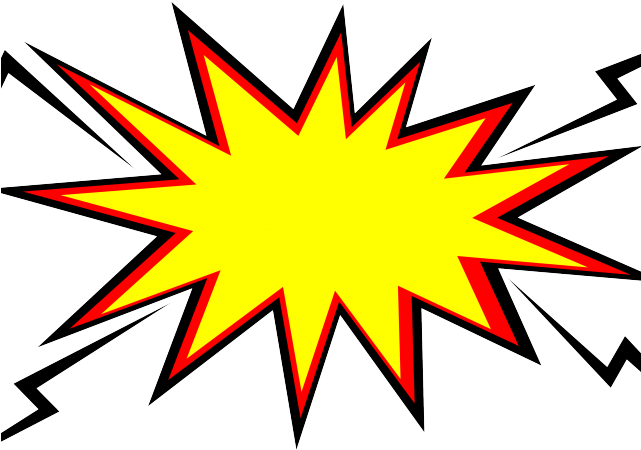 Comic Book Explosion Png Clipart - Full Size Clipart (#5343526 ...