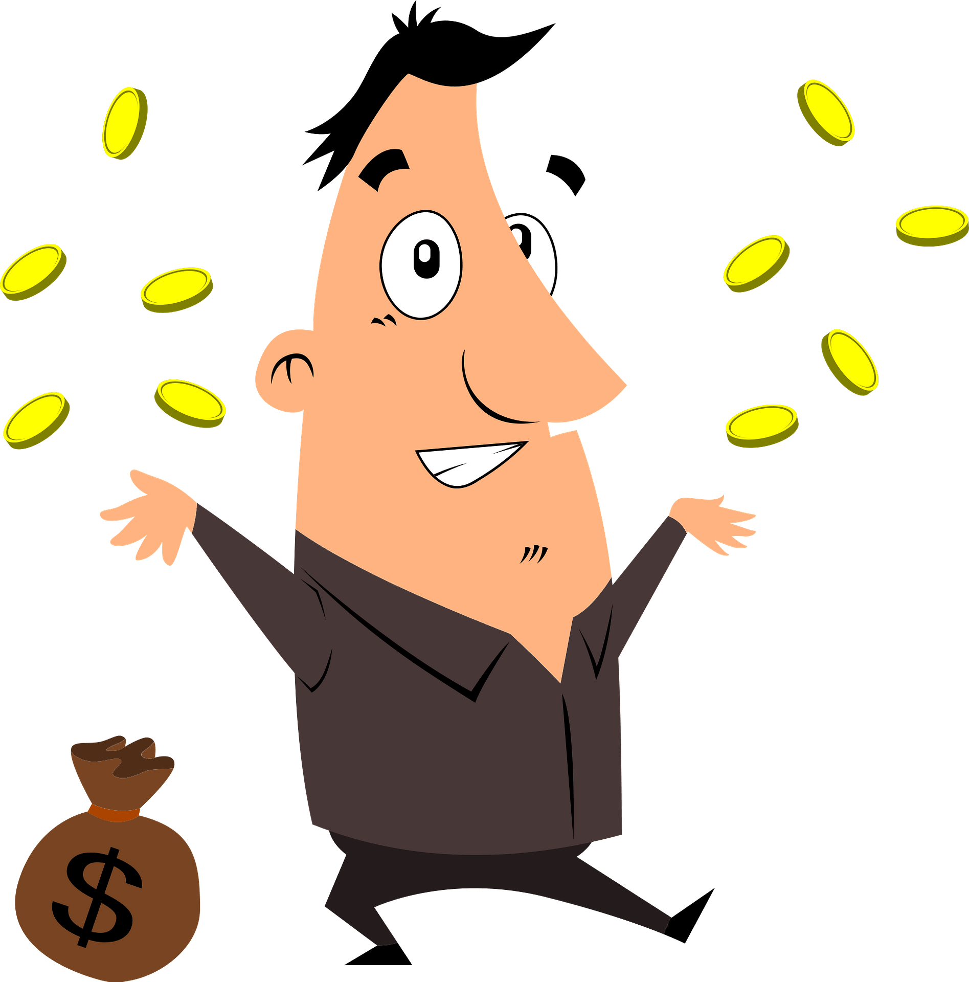 Money Rich Man Png Clipart - Full Size Clipart (#5344083) - PinClipart
